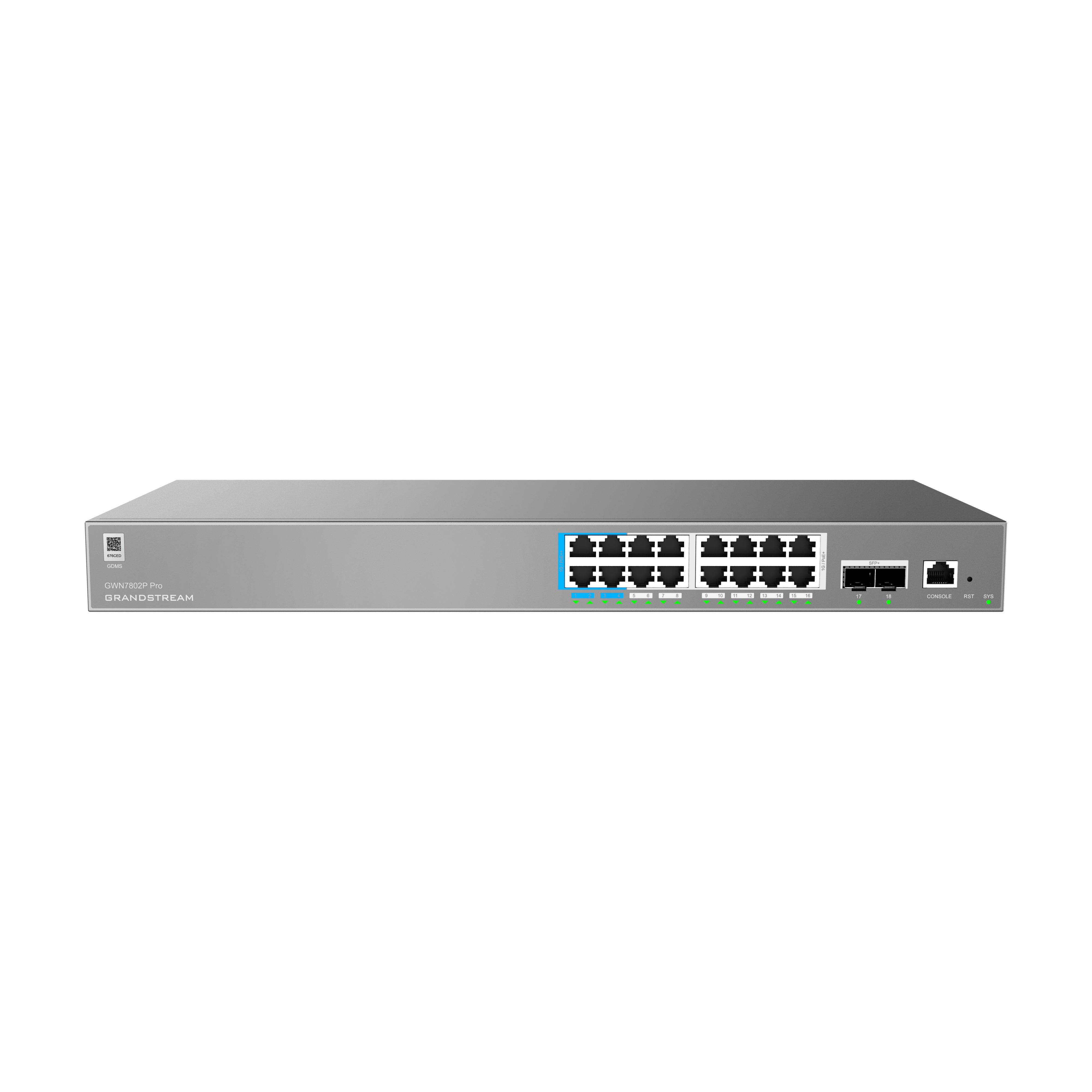 Grandstream Enterprise 16-port 60-watt PoE Layer 2++ Managed Network S ...