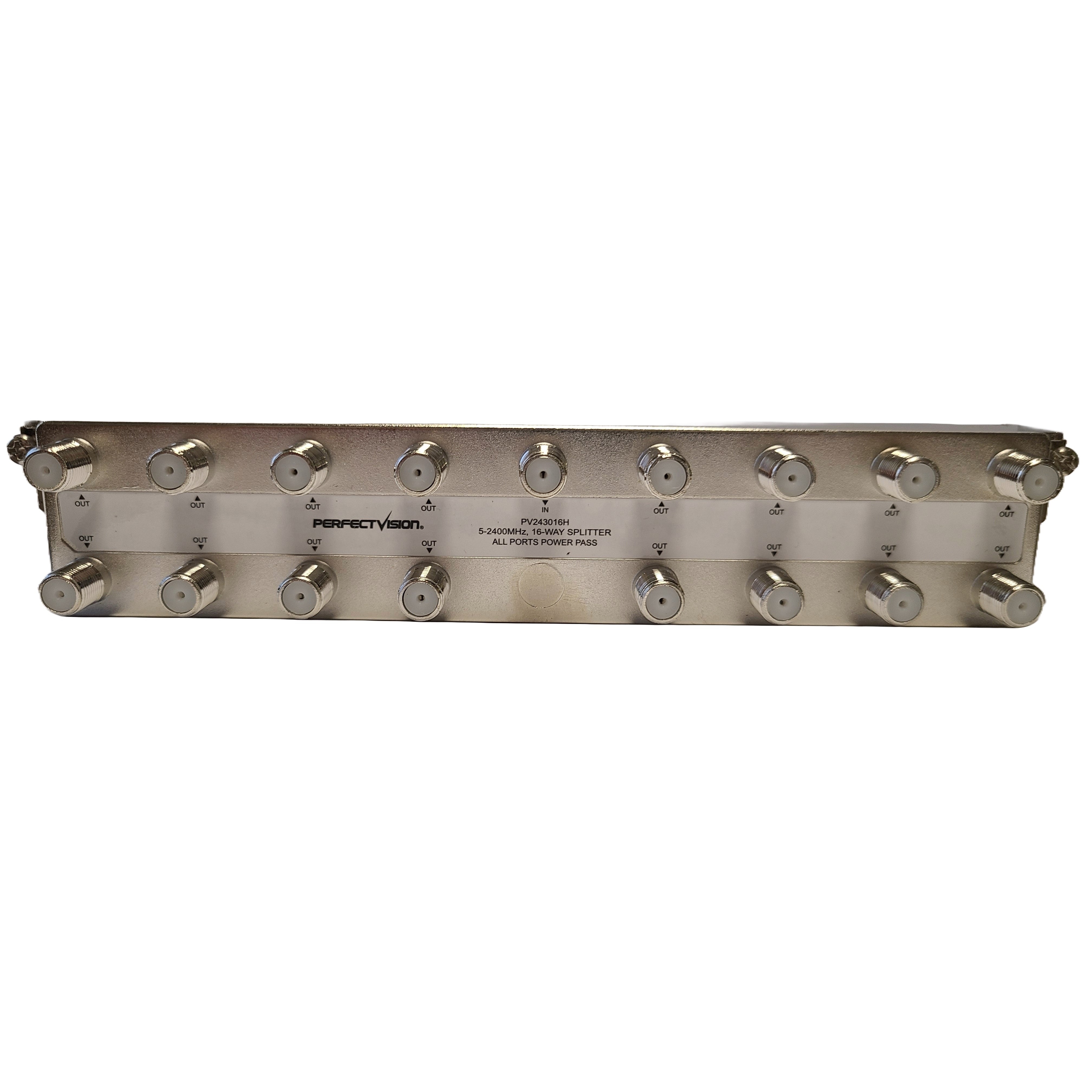 PerfectVision 16-Way All Port Power Passing 5-2400-MHz Splitter – TDL ...