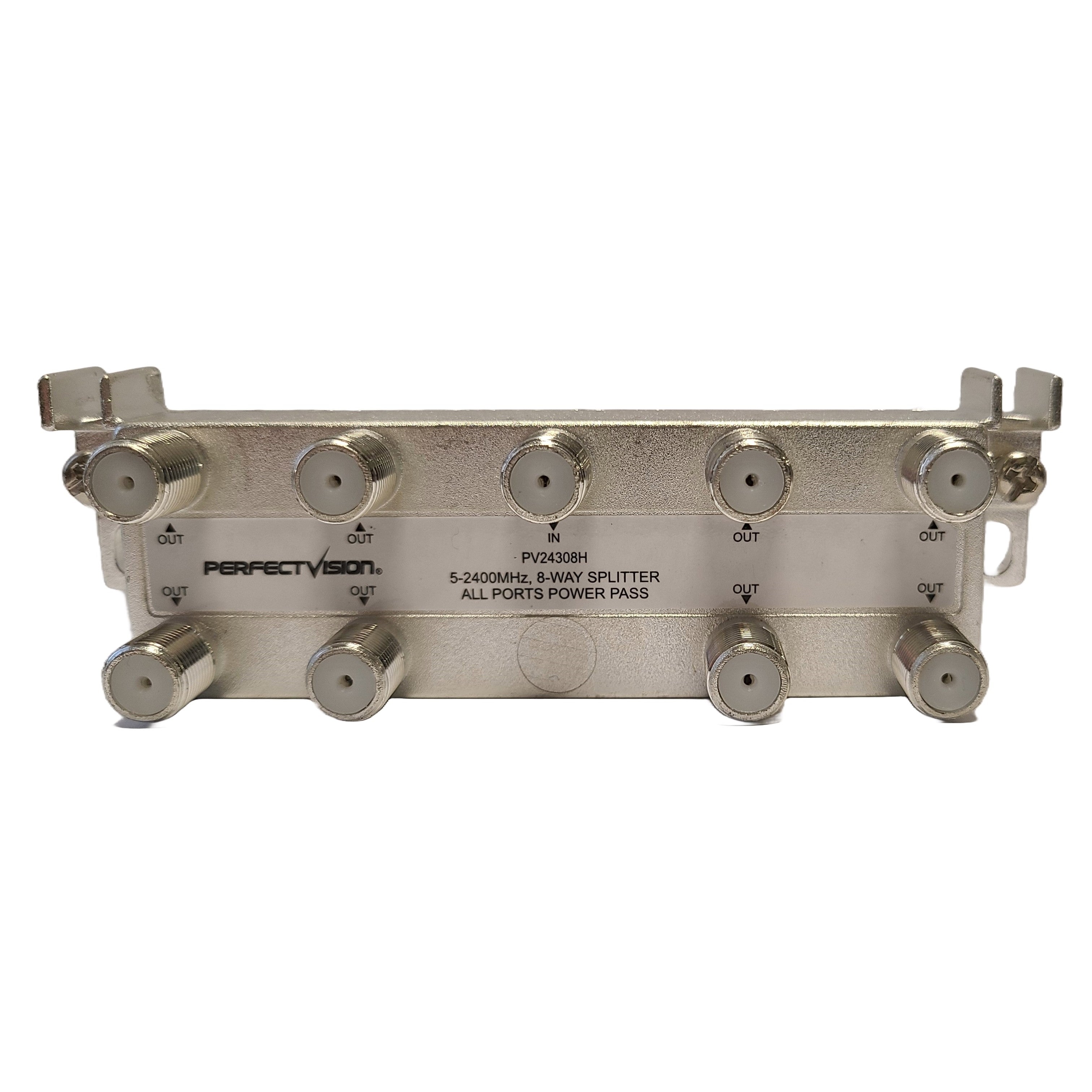 PerfectVision 8-Way All Port Power Passing 5-2400-MHz Splitter – TDL Gentek