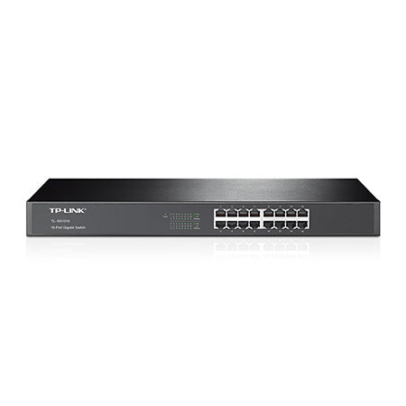 TP-Link 16-port Gigabit Unmanaged Network Switch - Rackmountable - Gre ...