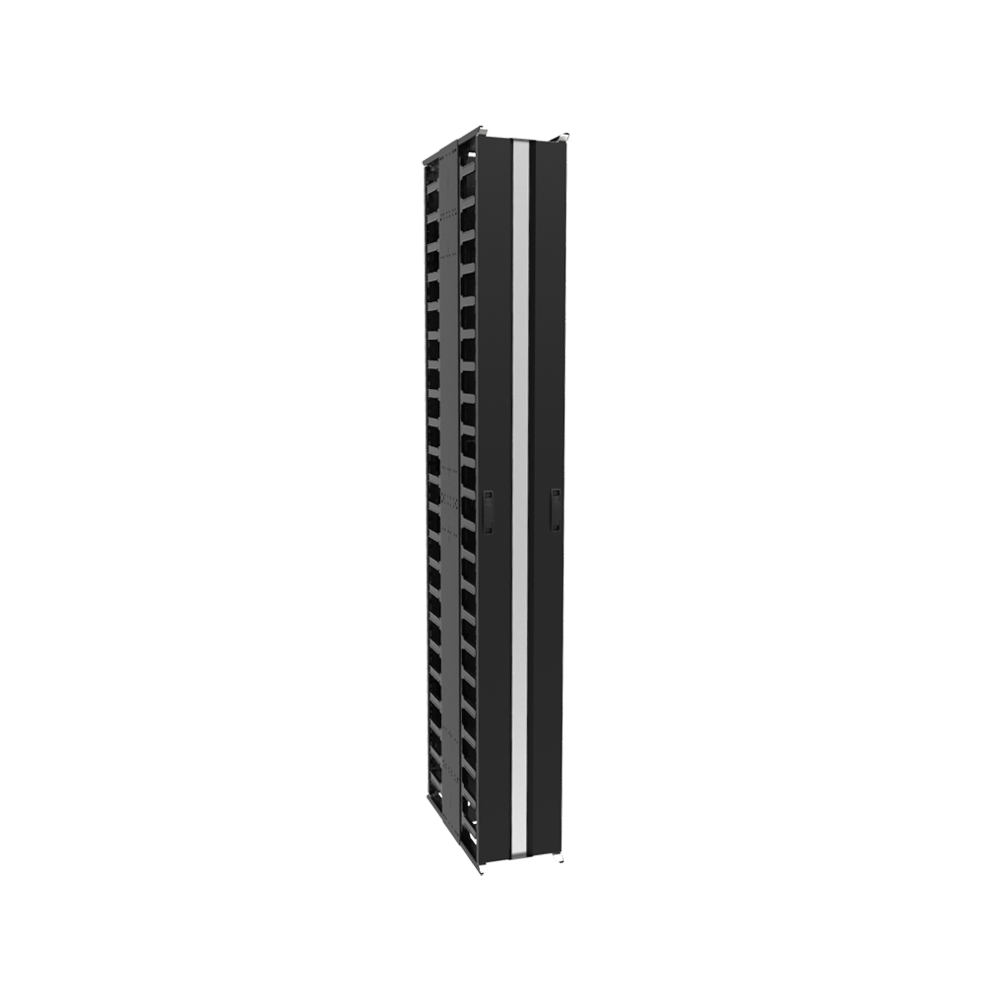 Hammond 10" Wide High Density Vertical Finger Manager with Slam Latchi ...