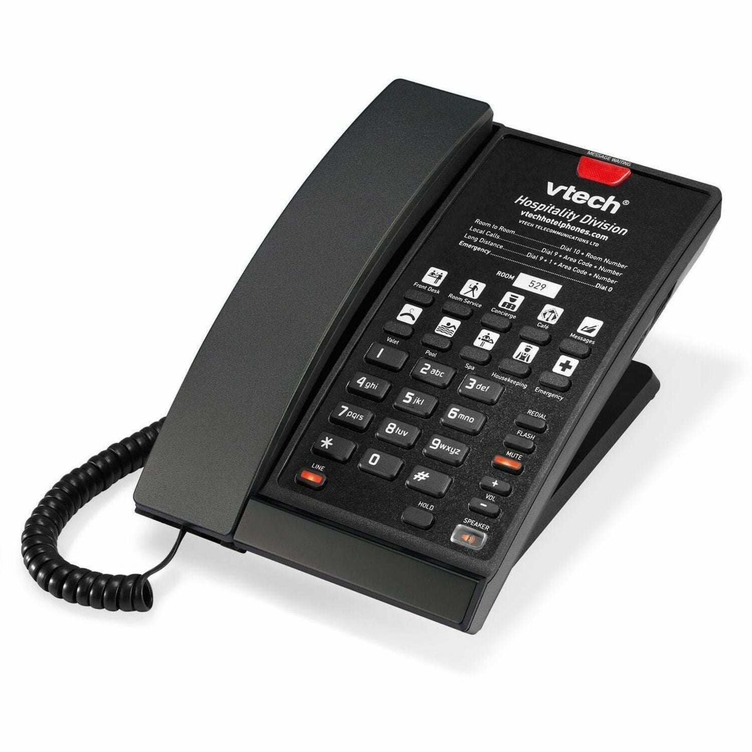 VTech Contemporary SIP 1-Line Corded Phone – TDL Gentek