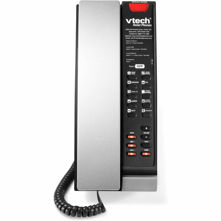 VTech 2-Line Contemporary SIP Accessory Petite Phone – TDL Gentek